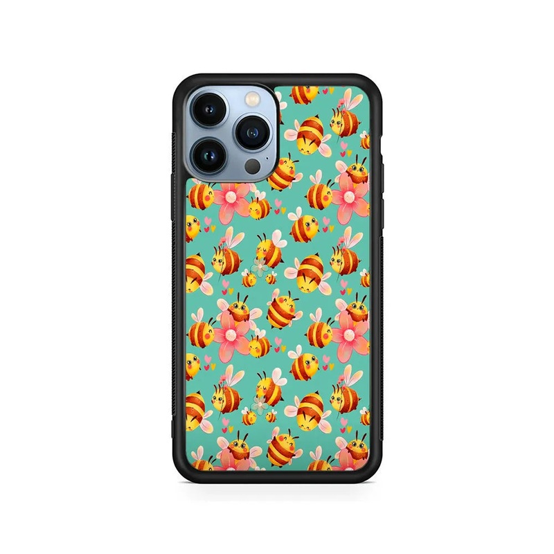 Cute Cartoon Honey Bees iPhone 13 Pro Case - Unlock Your Style with Trendy & Durable Phone Cases
